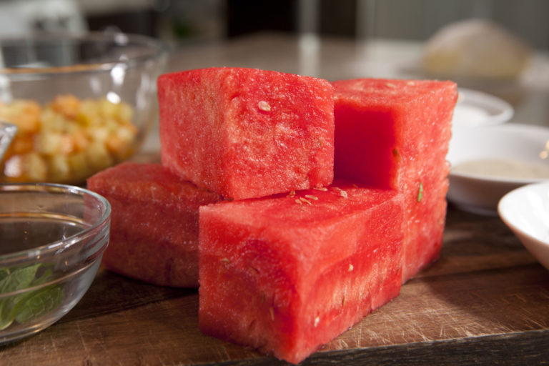Seared Watermelon Carpaccio - Escoffier