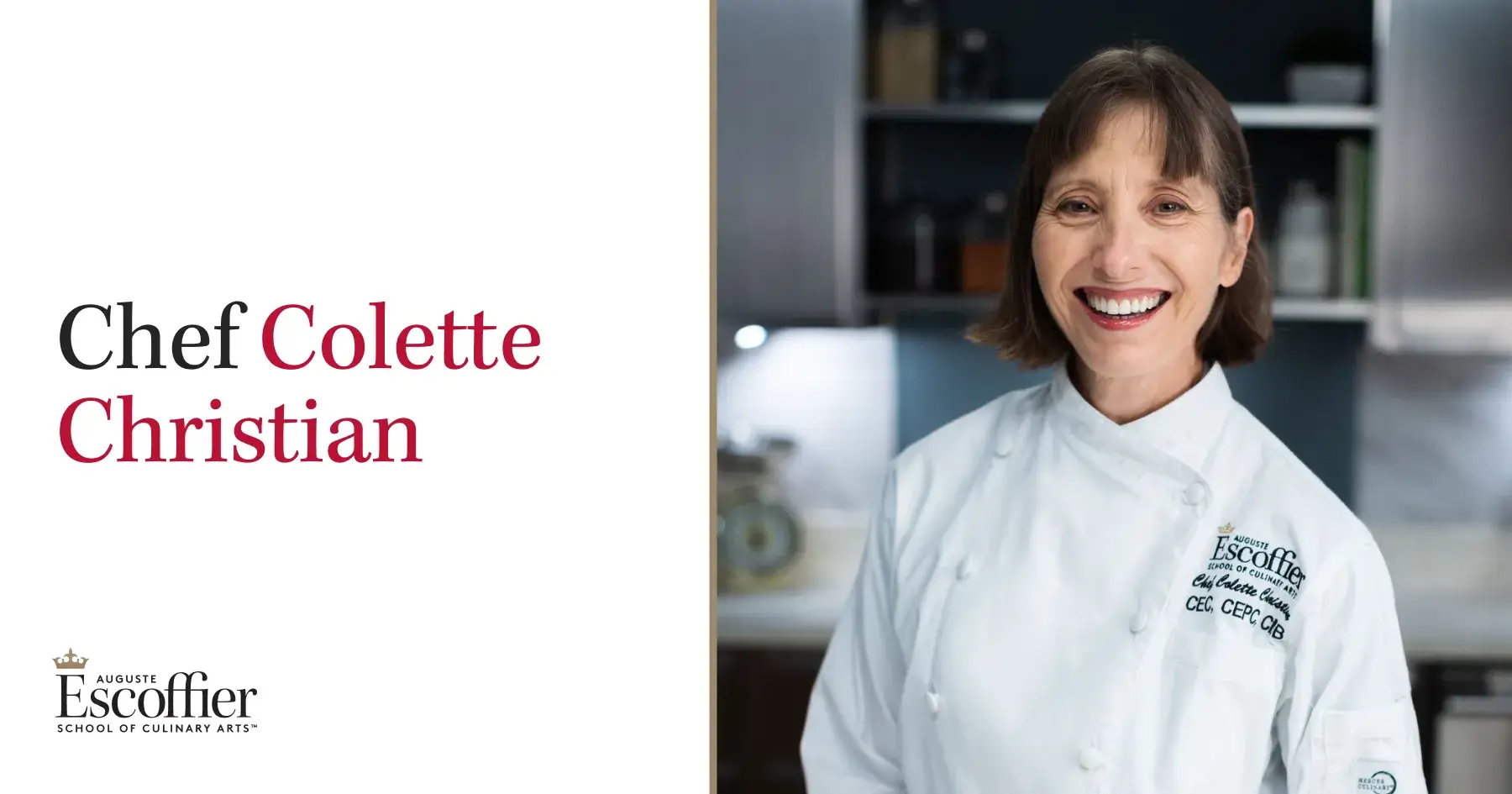 Chef Colette Christian - Escoffier