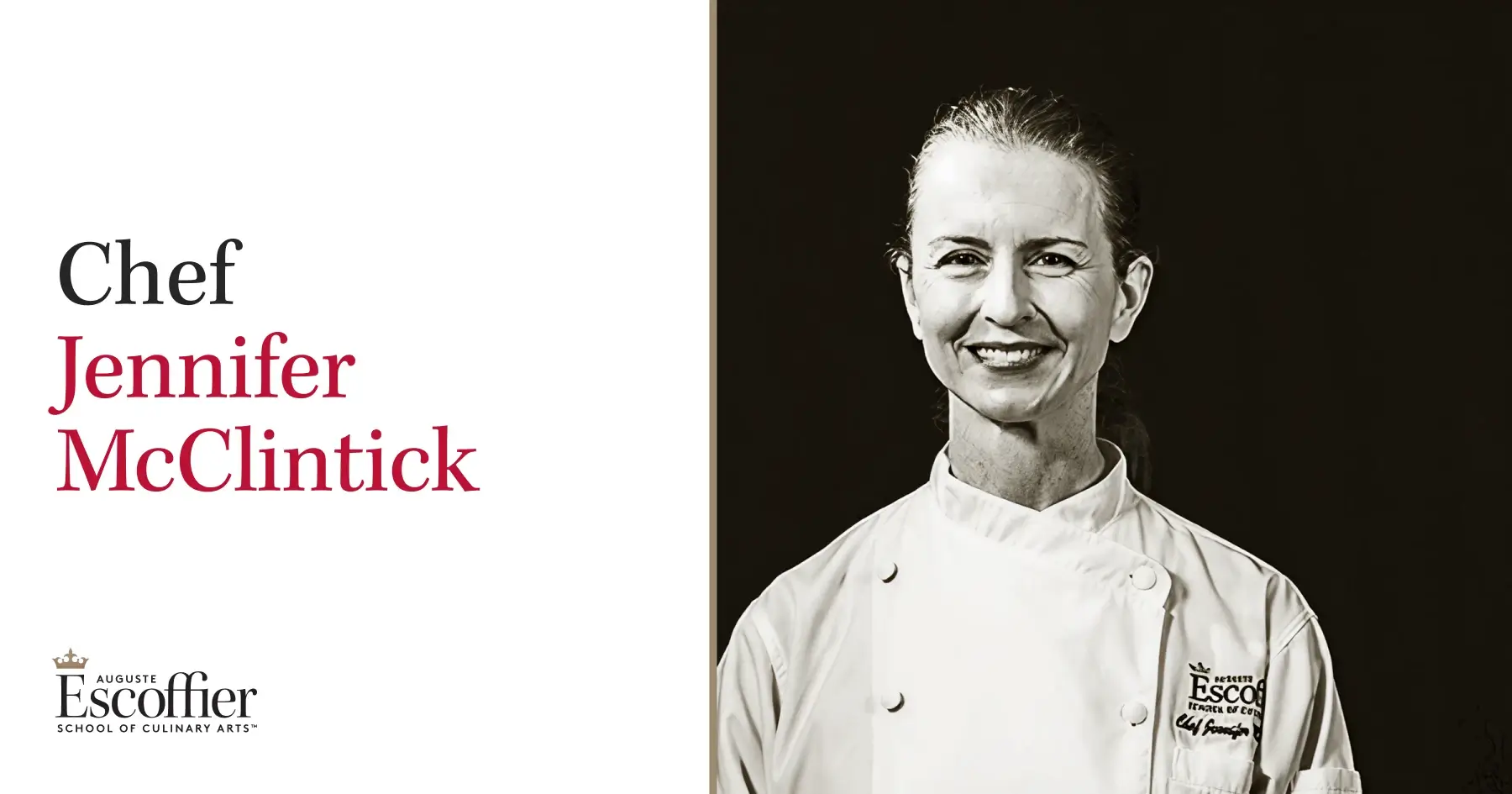 Chef Jennifer McClintick - Escoffier