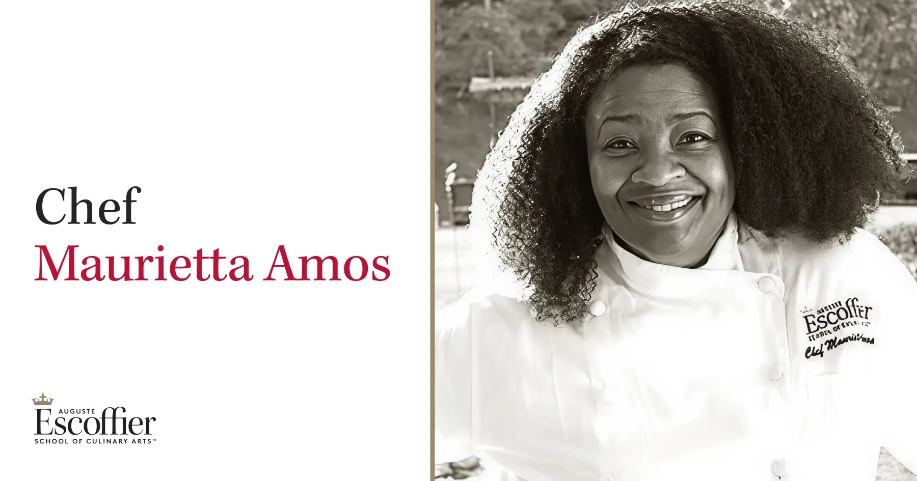 Chef Maurietta Amos - Escoffier