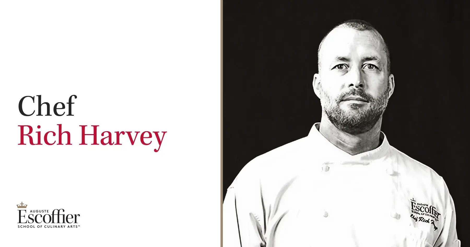 Chef Rich Harvey - Escoffier