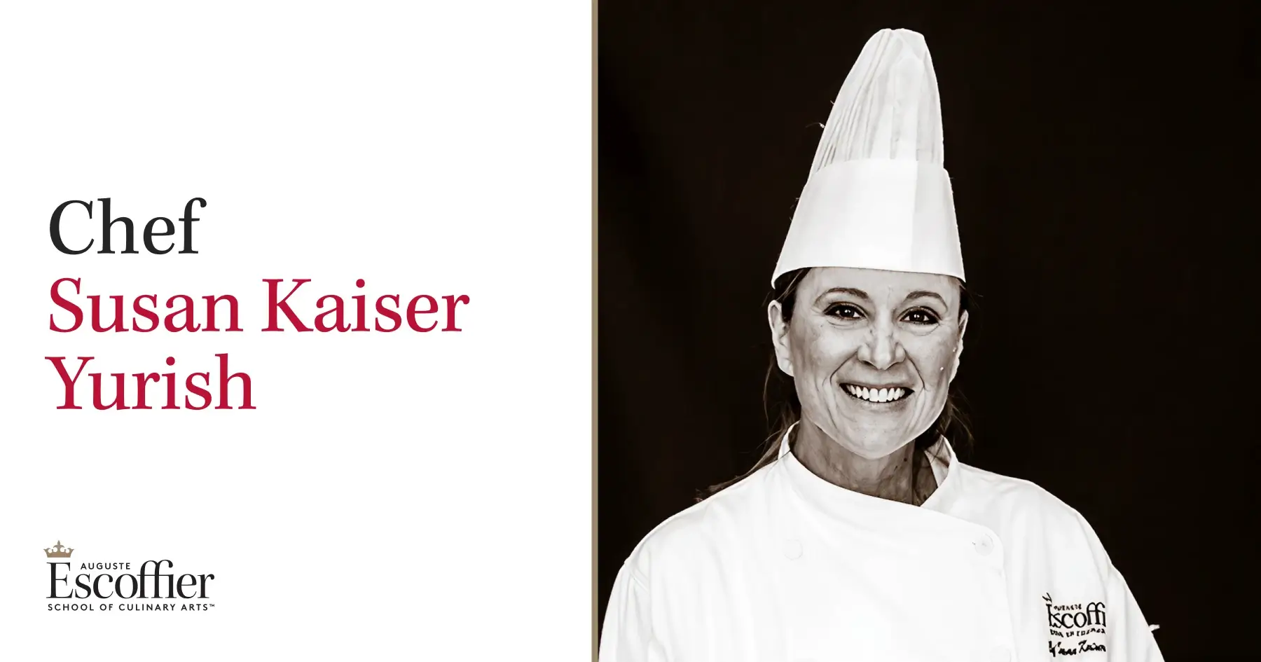 Chef Susan Kaiser Yurish - Escoffier