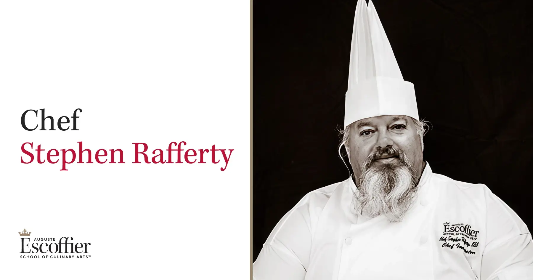 Chef Stephen Rafferty - Escoffier