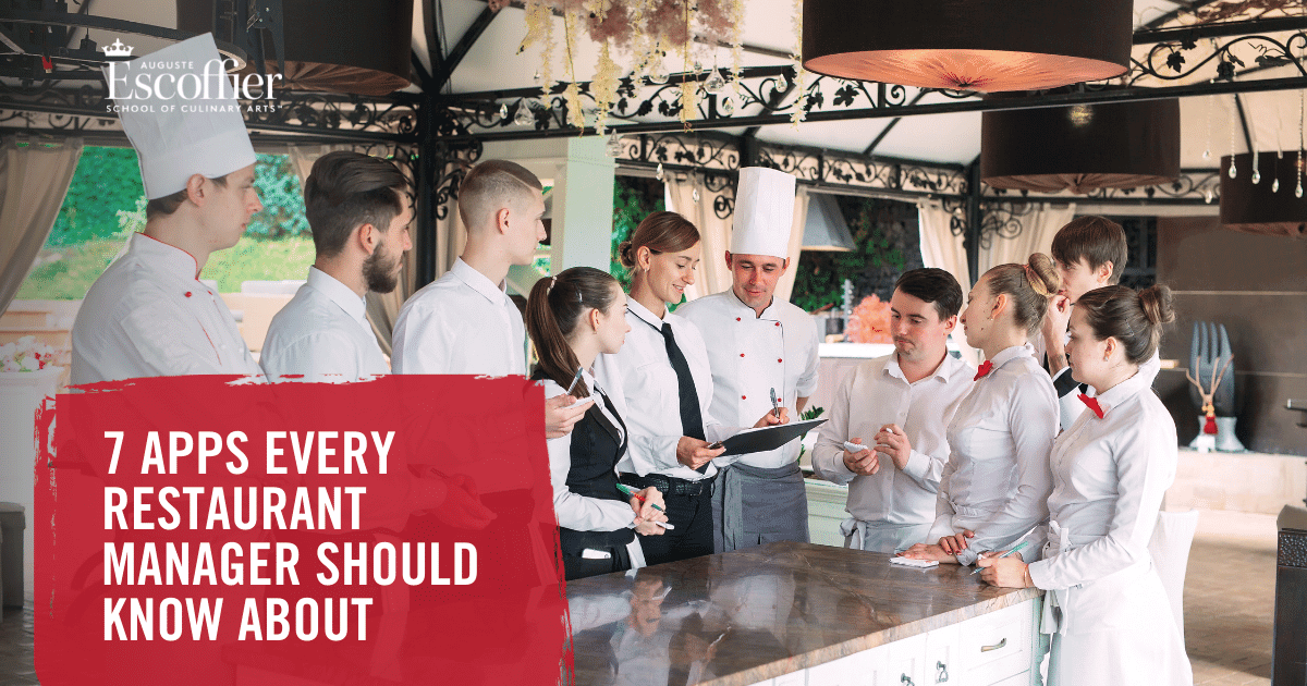 7 Apps For Restaurant Managers - Escoffier