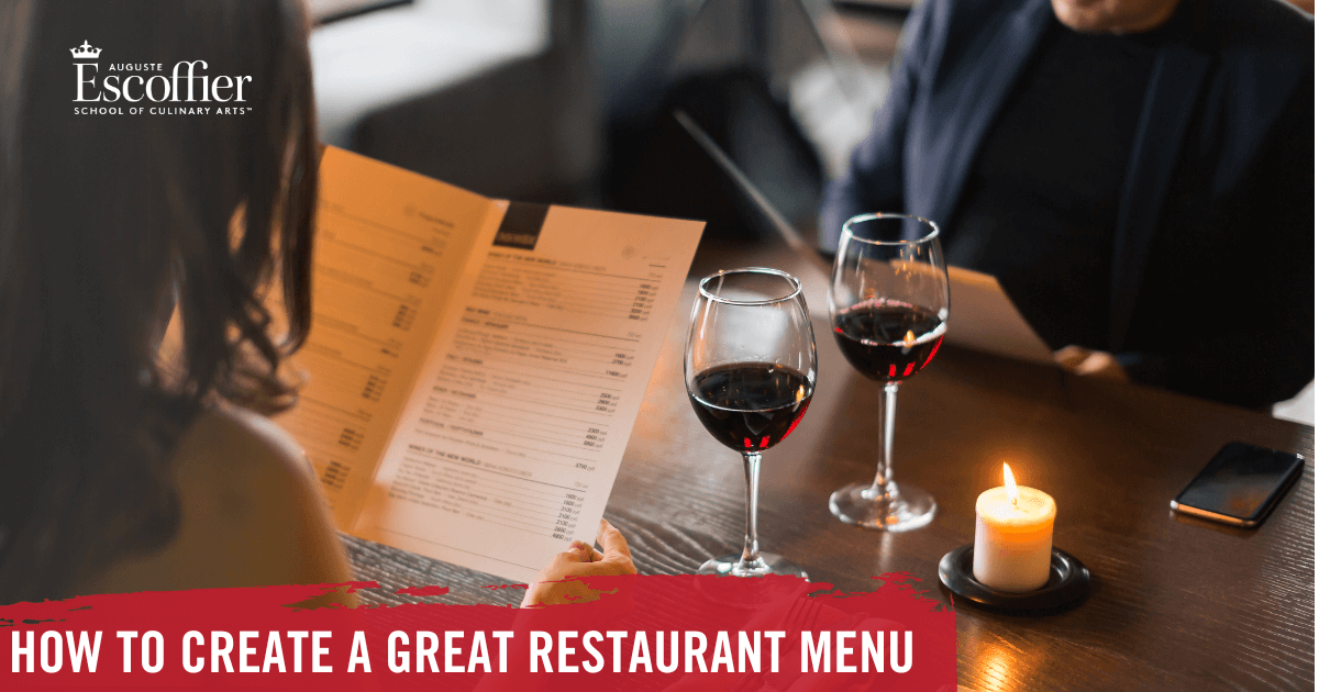How to Create a Great Restaurant Menu - Escoffier