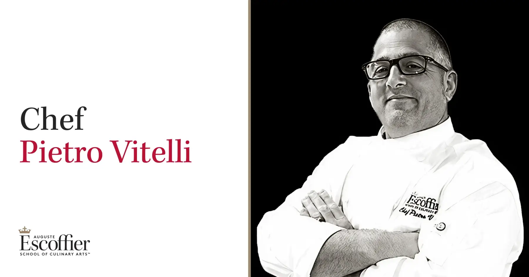 Chef Pietro Vitelli - Escoffier