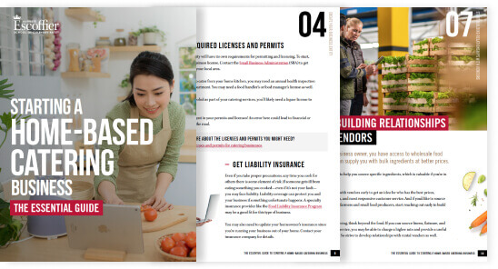 The Ultimate Guide to Starting a Home-Based Catering Business - Escoffier