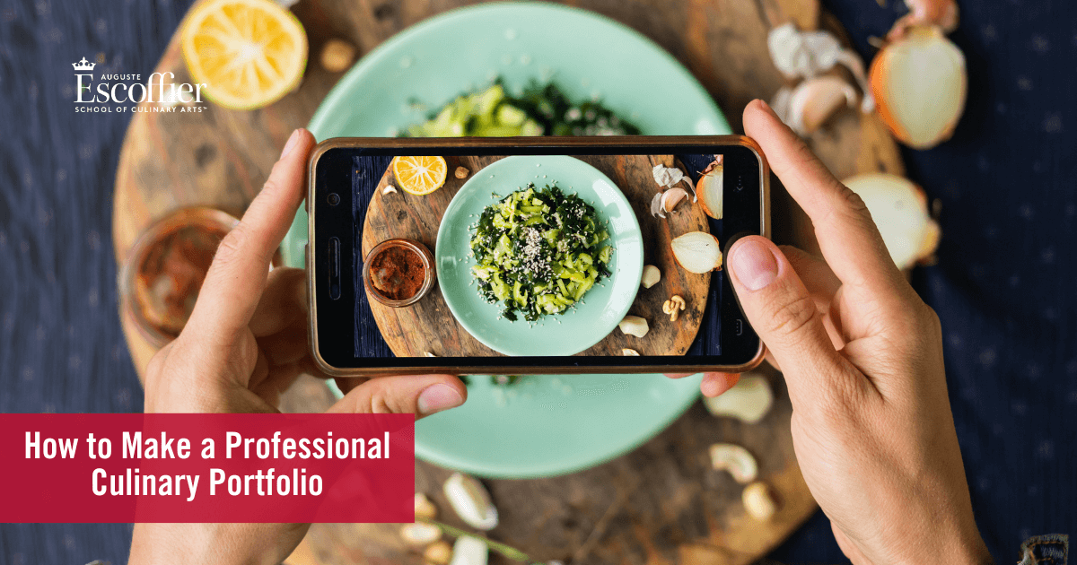 How to Make a Professional Culinary Portfolio - Escoffier