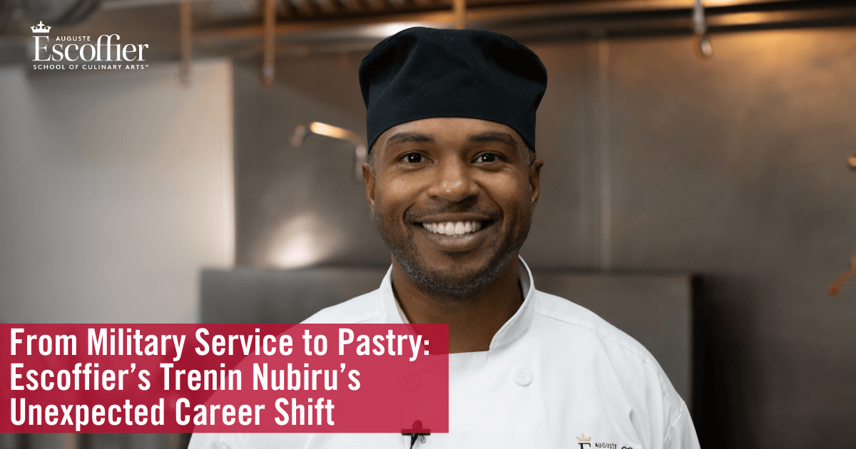 From Military Service to Pastry: Escoffier’s Trenin Nubiru’s Unexpected ...