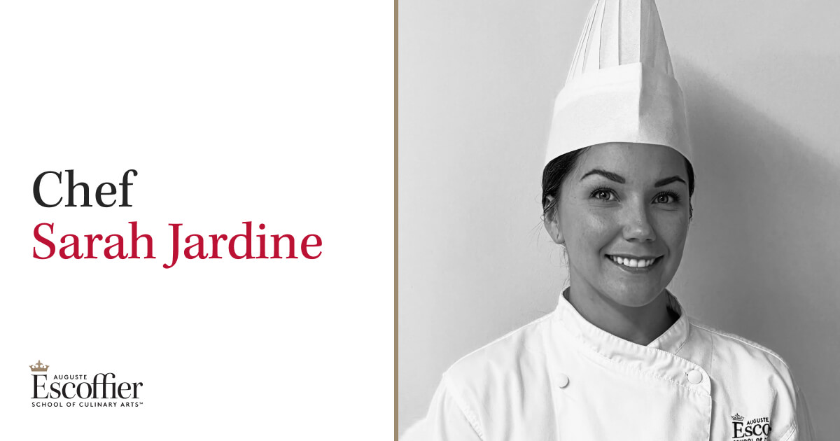 Chef Sarah Jardine - Escoffier