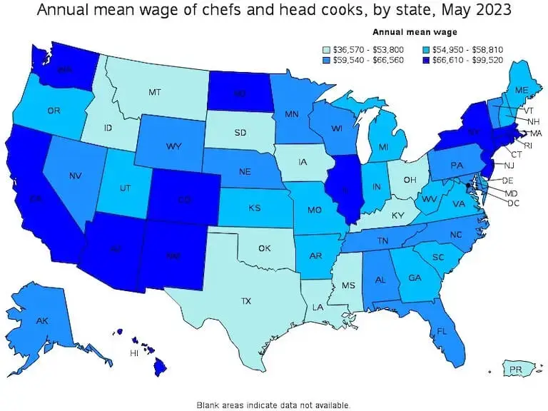 The Geography of Chef Pay: How Location Shapes Culinary Salaries ...